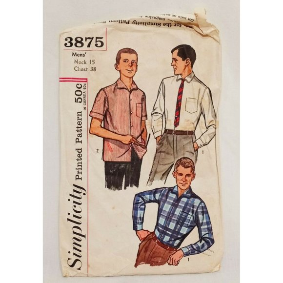 Simplicity | Office | Mens Contour Shirts Neck 5 Chest 38 Simplicity ...